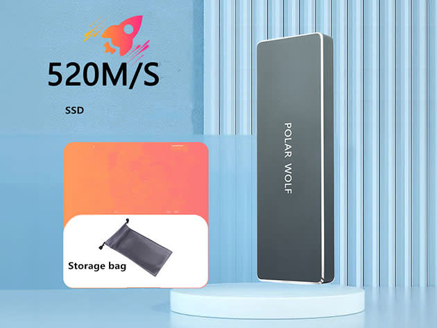Polar Wolf 1TB External SSD for $97