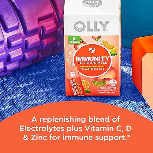 OLLY Immunity + Electrolytes Powder, Immune & Hydration Support ...