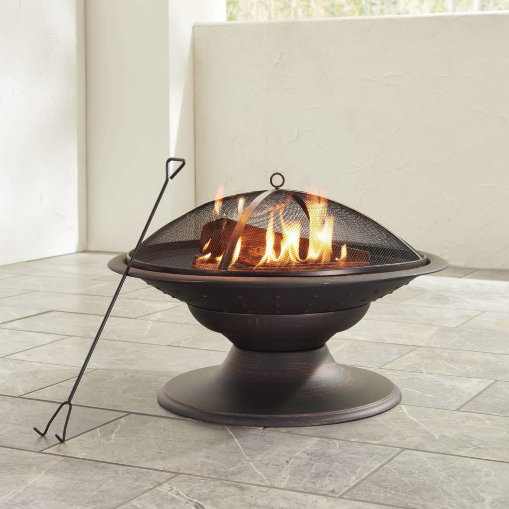 Style Selections 29.5" Steel Wood-Burning Fire Pit for $55 - SRFP153