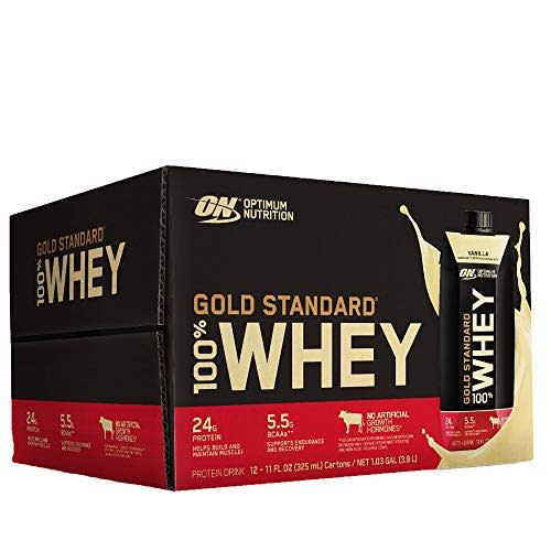 Optimum Nutrition Gold Standard 100% Whey Protein Shake, Ready to Drink ...
