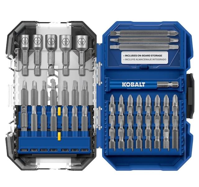 Kobalt 55-Piece High-Speed Steel Screwdriver Bit Set for $10 - 89941