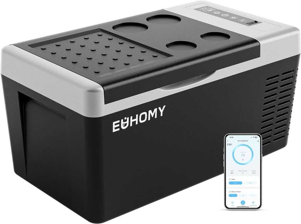 Euhomy 12V 18L Car Refrigerator: $108.79 - CFC-18