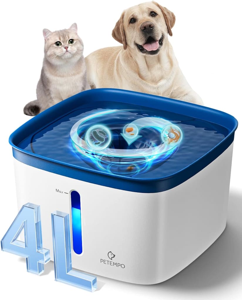 Petempo Cat & Dog Vortex Water Fountain for $21 - PWF-04