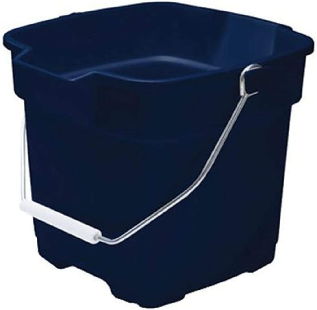 Rubbermaid Roughneck 15-Qt. Square Bucket for $7 - FG287100ROYBL