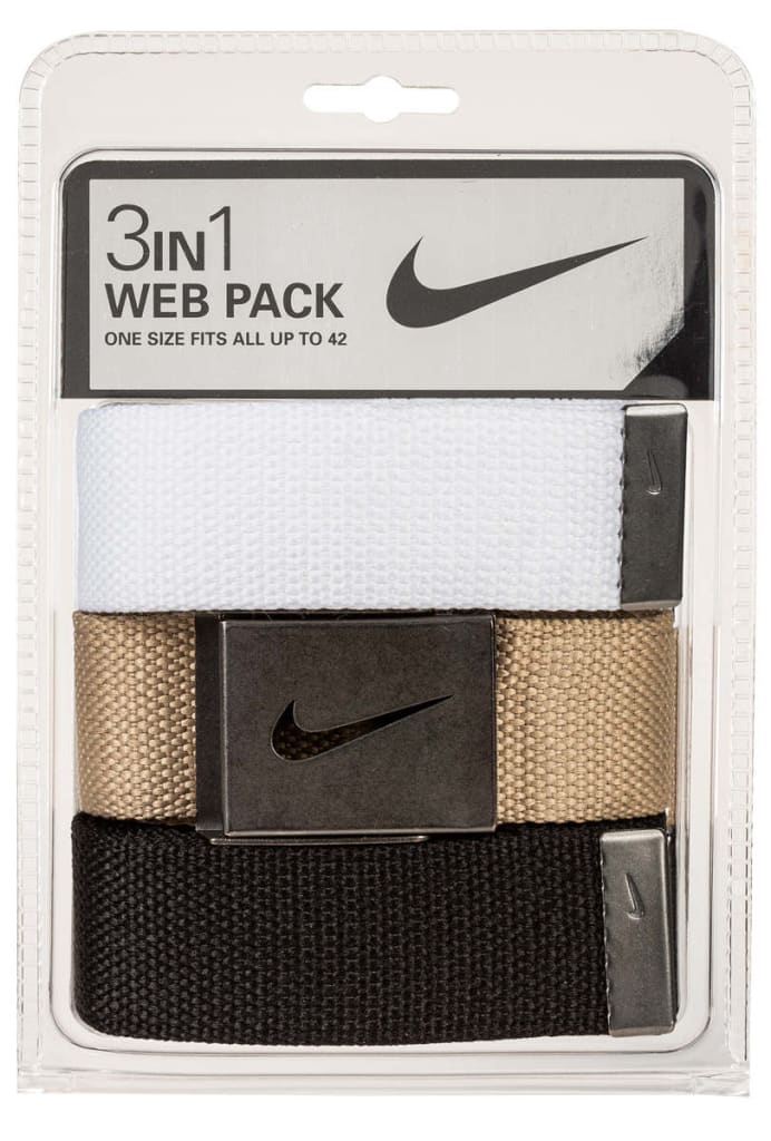 Nike Men's Belt 3-Pack for $26