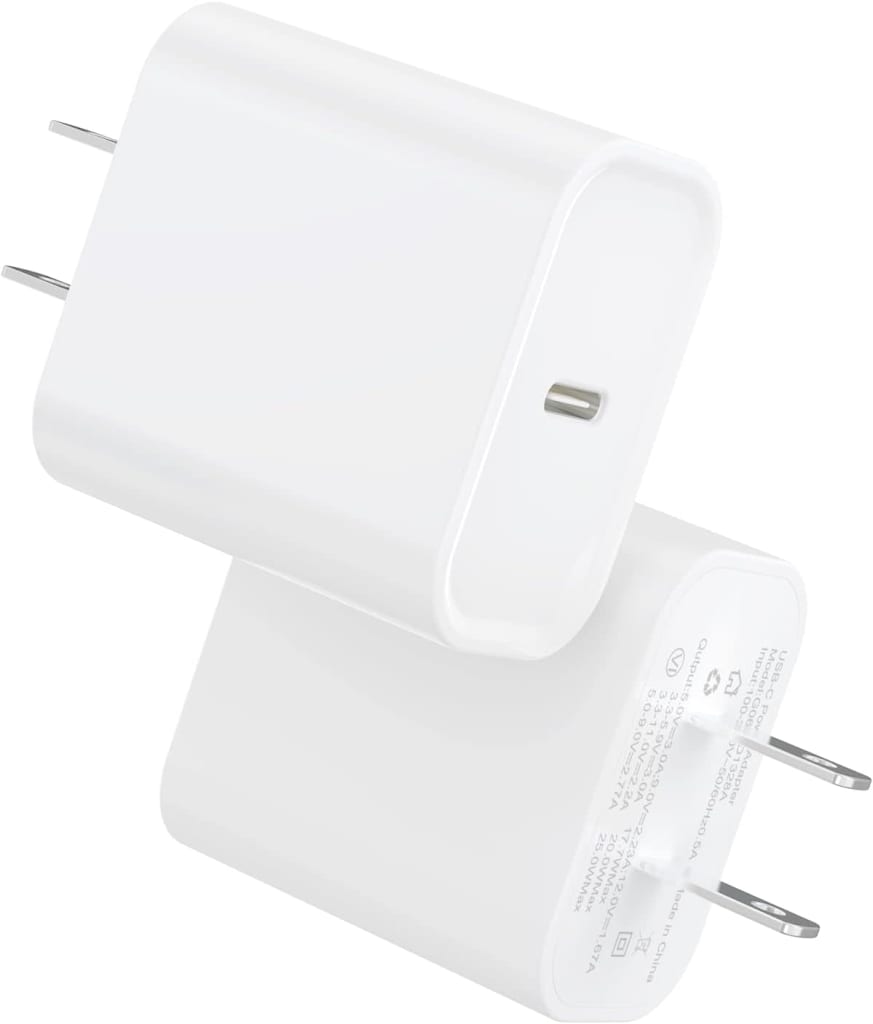 iGenjun 20W USB-C Fast Charging Power Adapter 2-Pack for $4 - AJ00047