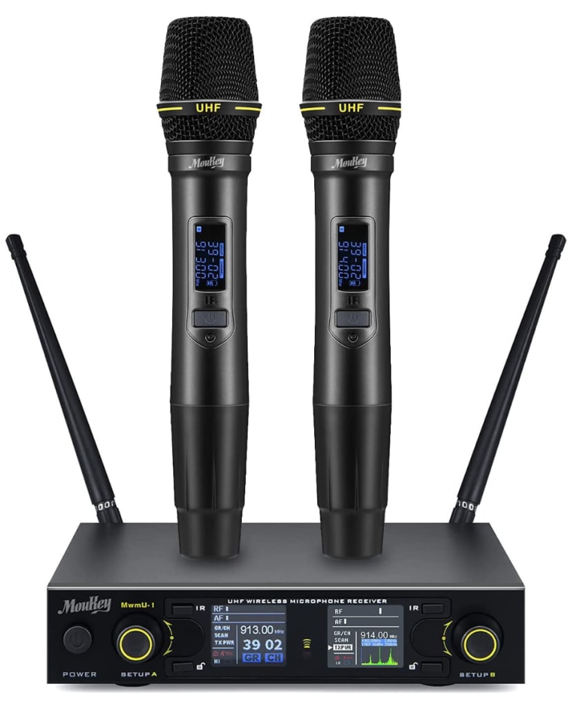 Moukey Wireless Microphone System for $68 - MwmU-1
