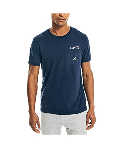 Nautica Men's Sustainably Crafted J-Class Logo Puff Graphic T-Shirt ...