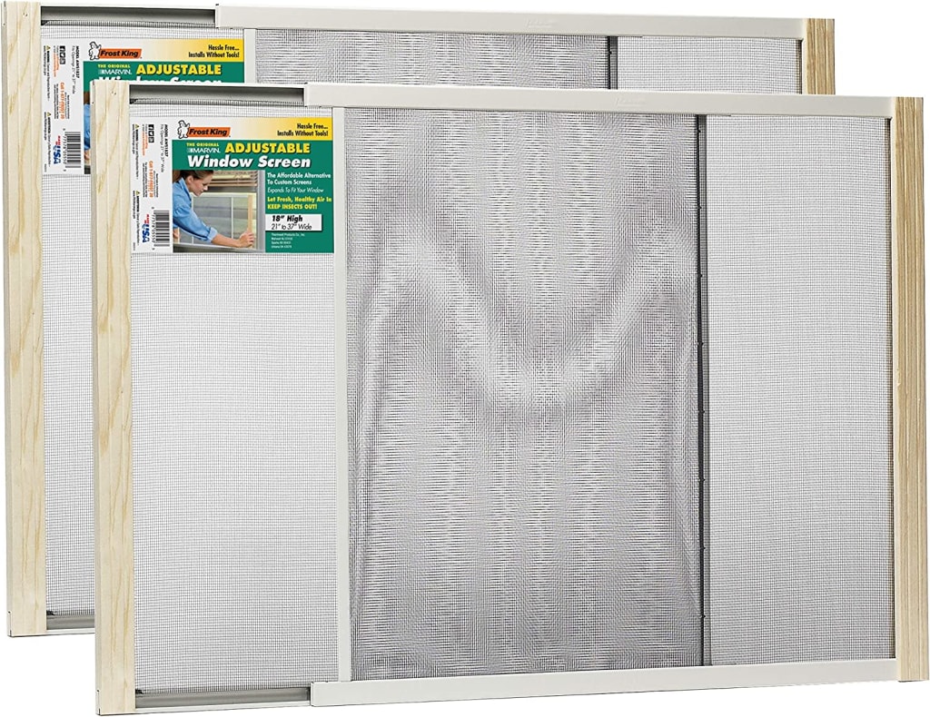 Frost King WB Marvin Adjustable Window Screen 2-Pack for $28 - 2AWS1837