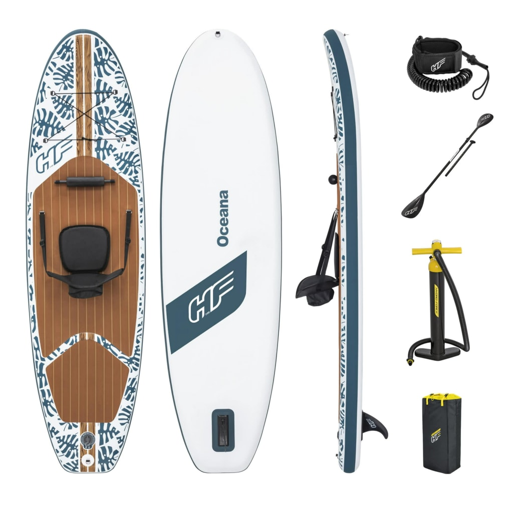 Hydro-Force Oceana 10-Foot Inflatable Stand-up Paddle Board / Kayak for ...