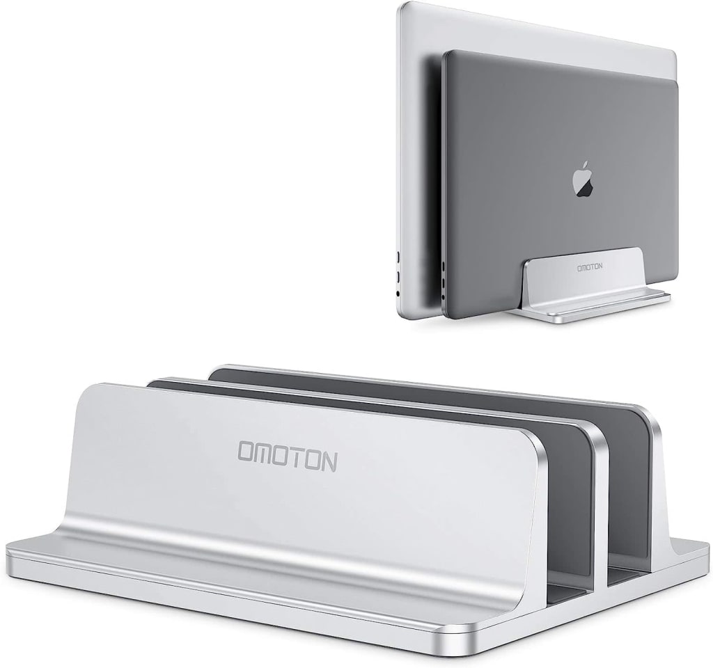 Omoton Vertical Laptop Stand for $25 - 8541556542