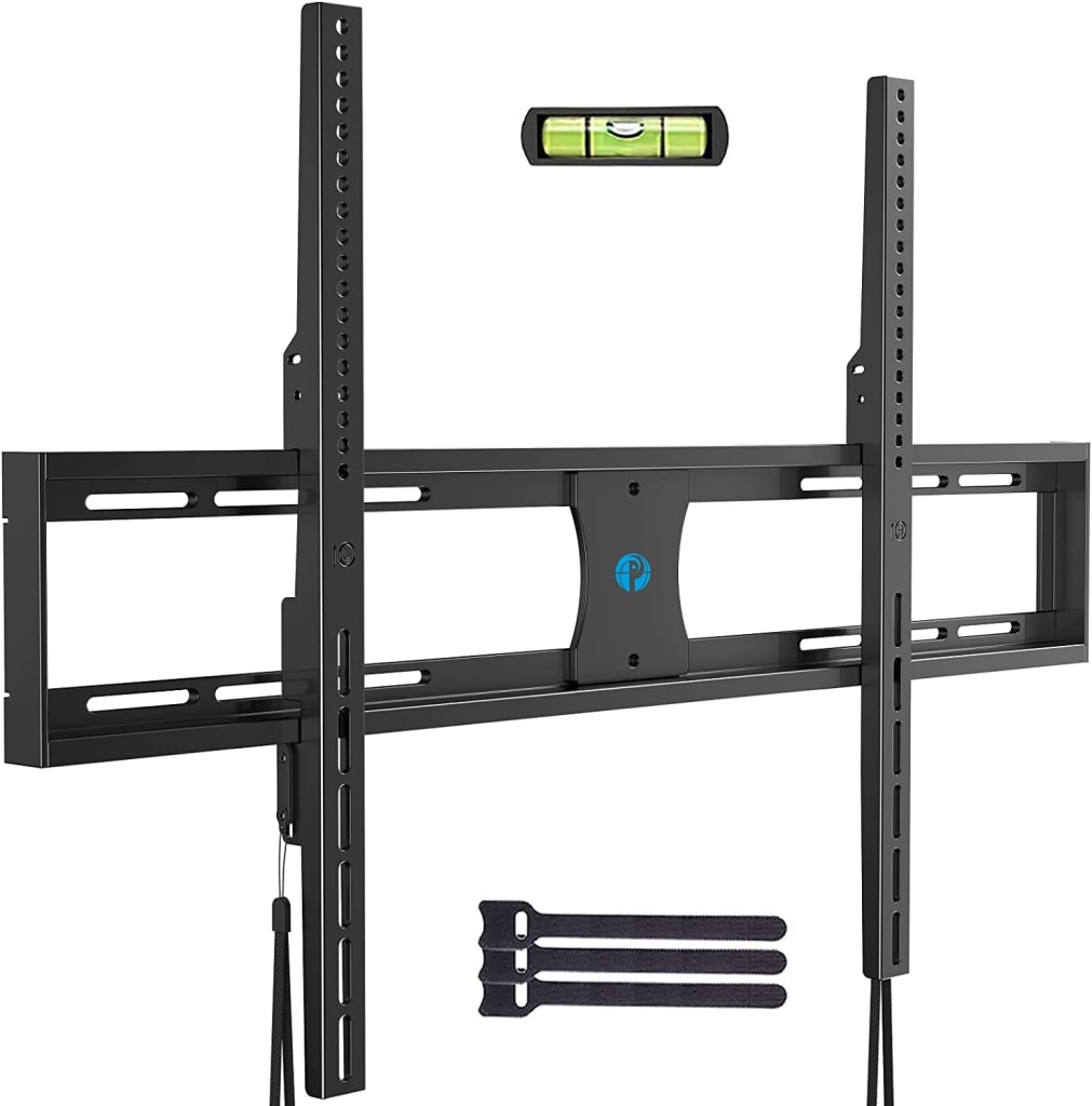 Pipishell Fixed Low Profile TV Mount for 42" to 90" TVs for $17 w ...