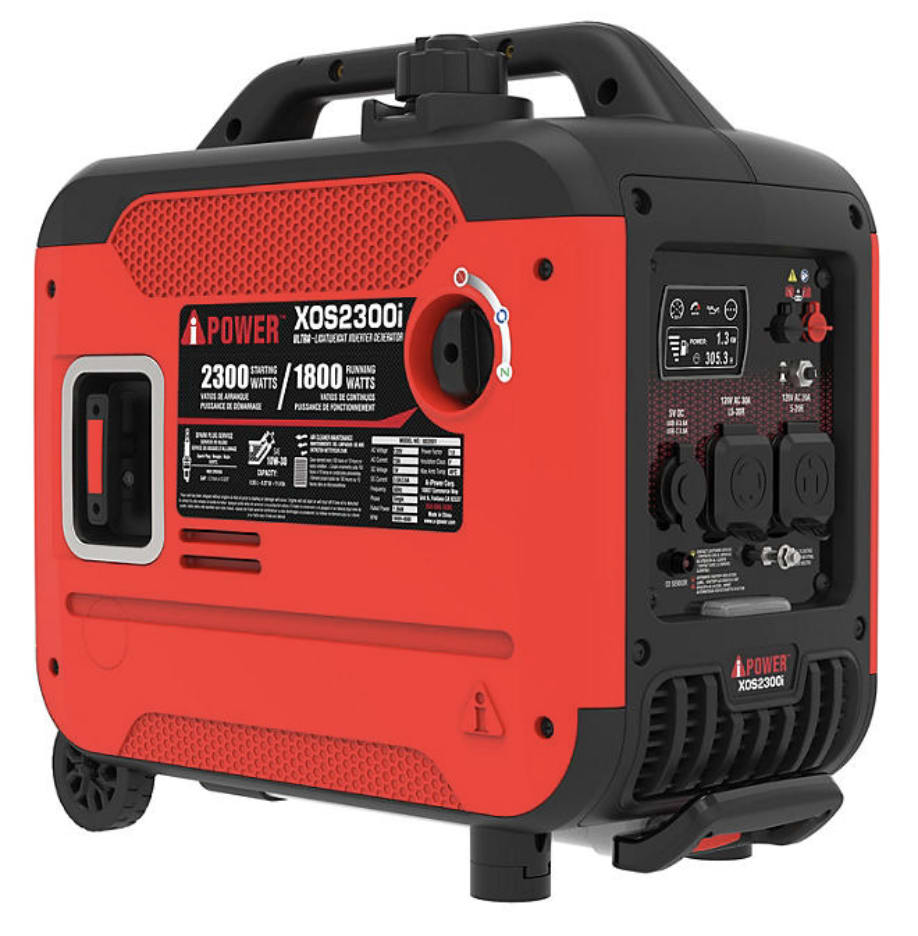 A-iPower 2,300W Portable Gasoline Inverter Generator for $280 - XOS2300i