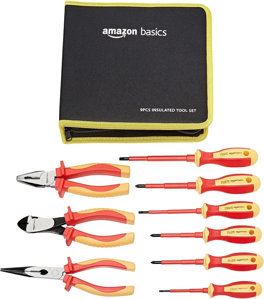 Amazon Basics 9-Piece 1,000V Insulated Tool Set for $17 - DS-INS007