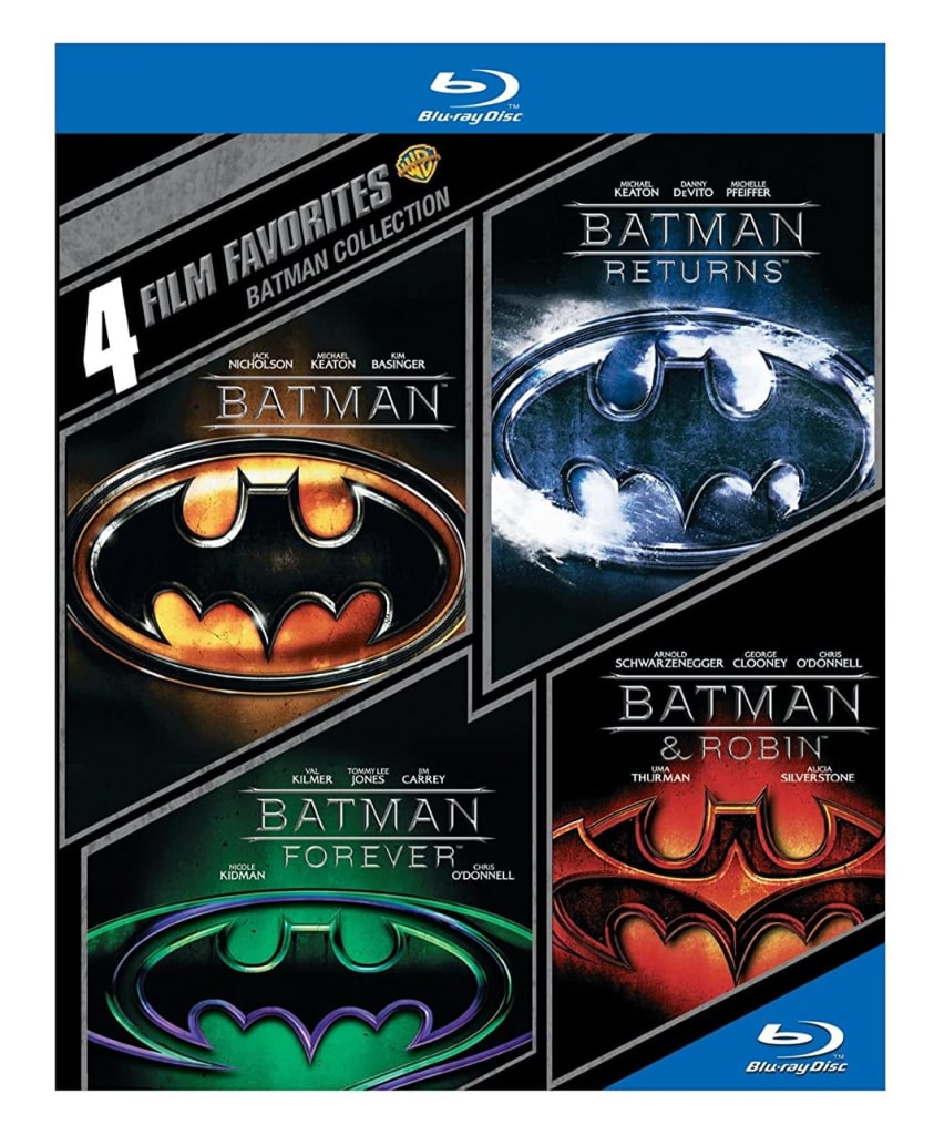 Batman 4-Film Collection on Blu-ray for $10 - WHV1000407602BR