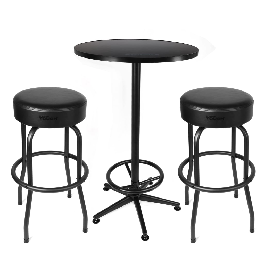 Hyper Tough 3-Piece Shop Pub Table & Bar Stool Set for $68 - 6247