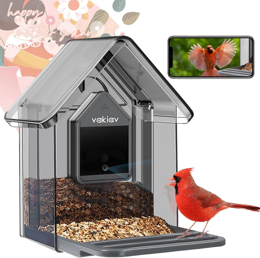 Vakiav Smart Bird Feeder with Integrated Camera for $59 - VK-G1