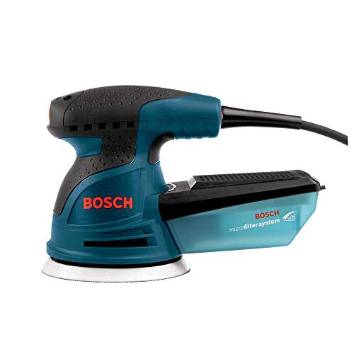 Bosch 2.5 Amp 5 In. Variable Speed Palm Random Orbit Sander (Renewed ...