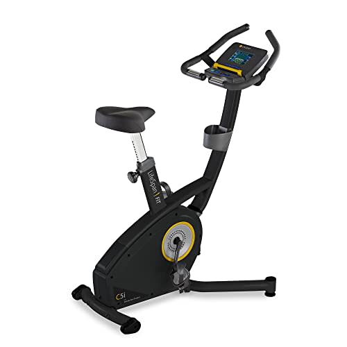 LifeSpan Fitness Upright Bike LifeSpan C5i Upright Exercise Bike, Black ...