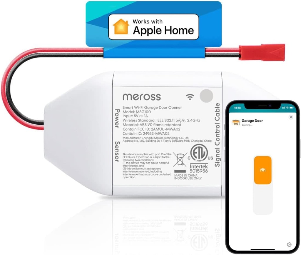 Meross Smart WiFi Garage Door Opener Remote for $42 - MSG100(US)