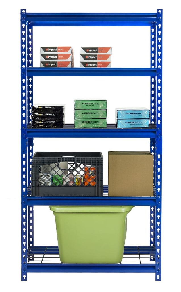 Muscle Rack 5-Shelf Steel Shelving Unit for $50 for members - UR301260WD5