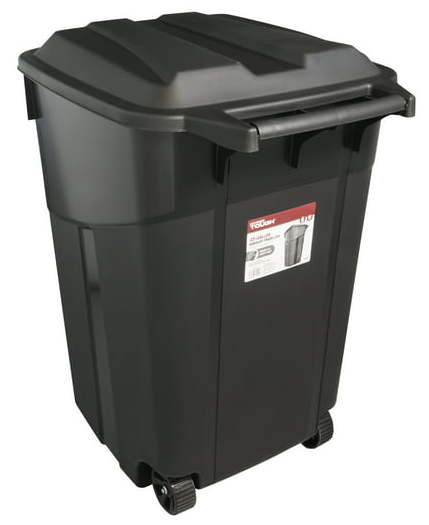 Hyper Tough 45-Gallon Wheeled Heavy Duty Plastic Garbage Can: $30 - TI0108