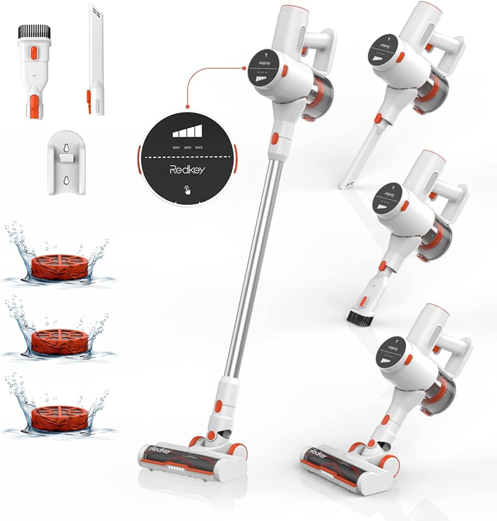 Redkey 6-in-1 Cordless Stick Vacuum for $84 - P8