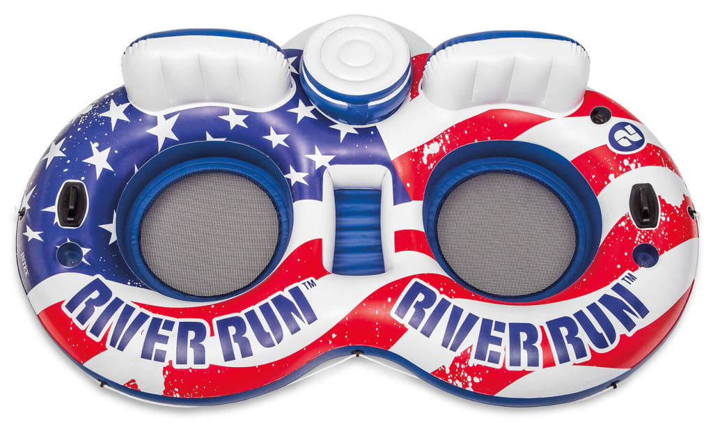 Intex River Run II 2-Person Inflatable Float w/ Cooler for $68 - 56855VM