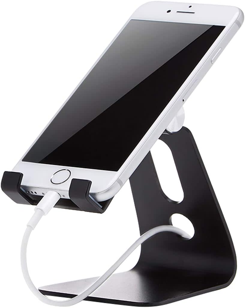 Amazon Basics Adjustable Aluminum Cell Phone Desk Stand for $7 - AMZ ...