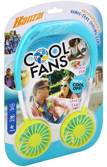Banzai Cool Fans 3-Speed Rechargeable Fan for $6 - 37698