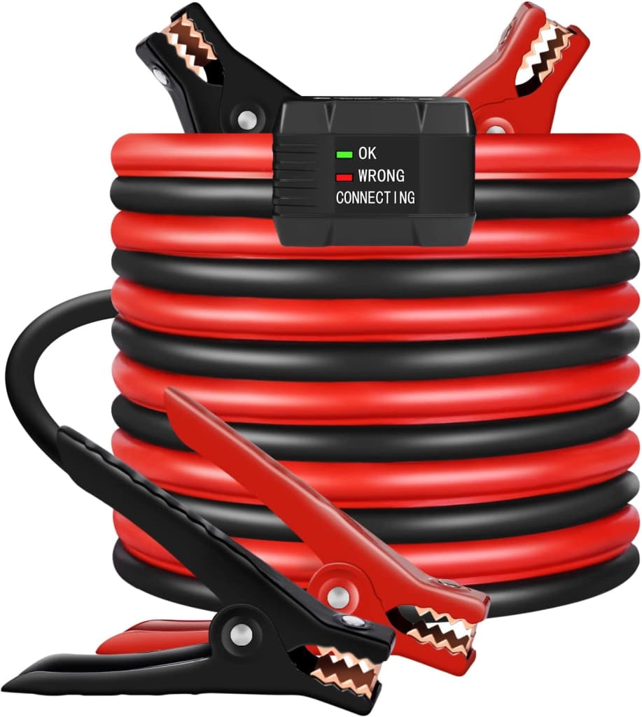 16-Foot Jumper Cables for $21 - KJBC021