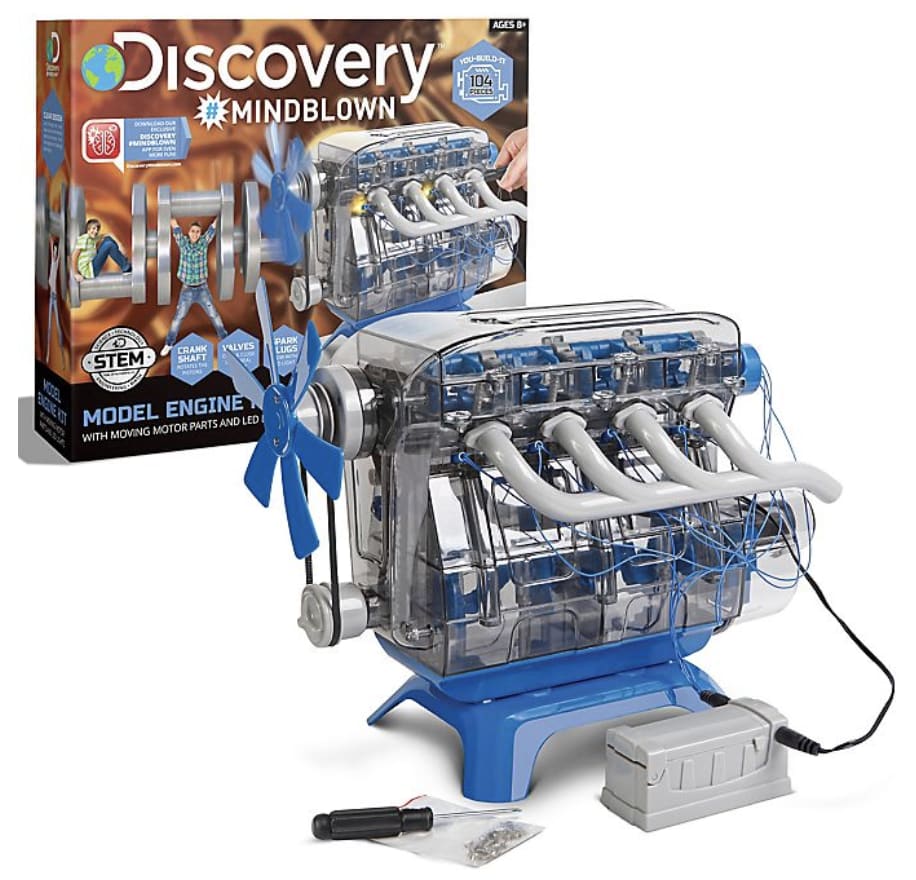 Discovery Kids Mindblown STEM Model Motor Engine Kit for $20 - 1013115