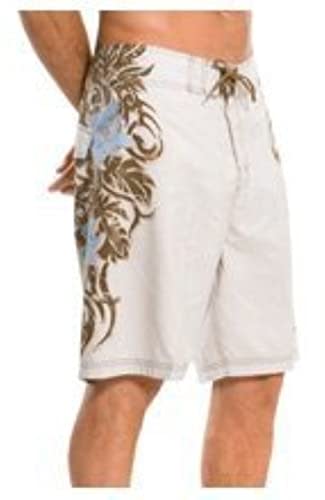 Speedo Men's Tribal Tattoo Engineered Print 22 Inch Board Shorts, Stone ...