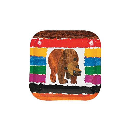 Fun Express Eric Carles Brown Bear, Brown Bear, What Do You See? Square ...
