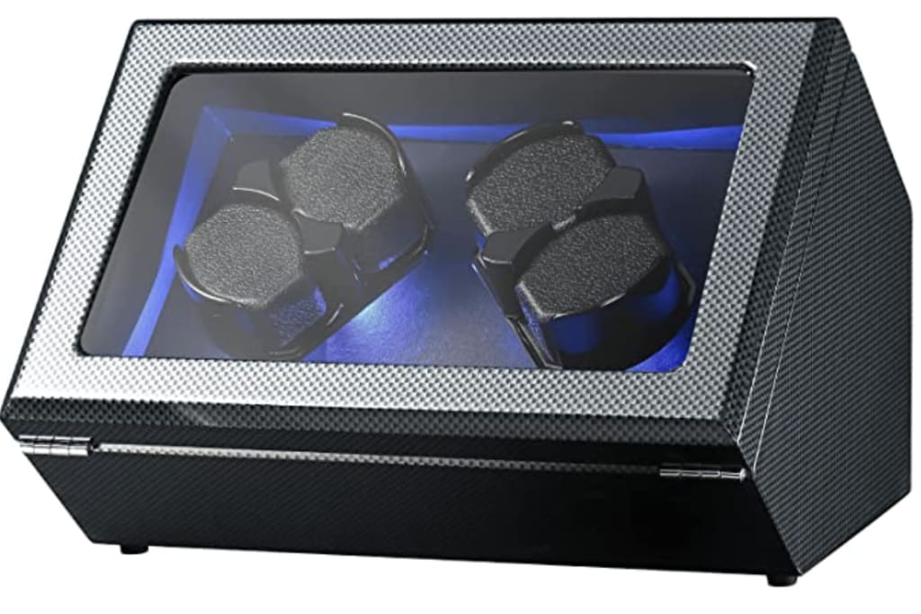 Flint Watch Winder for 4 Automatic Watches for $111 - S240B-PRO