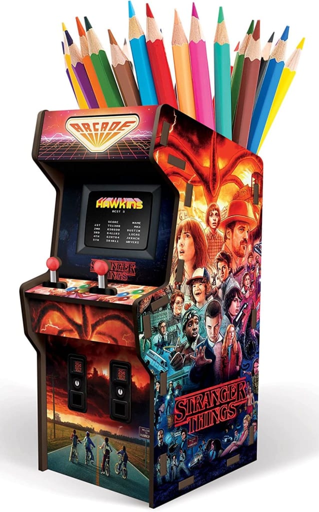 Genuine Fred Stranger Things Arcade Desk Caddy for $10 - 5278566