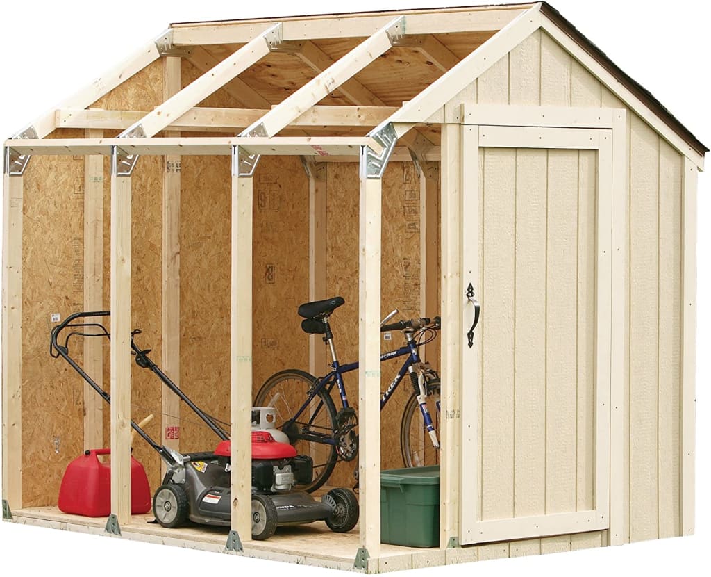 2x4basics Custom Peak Roof Shed Bracket Kit for $51 - 90192MI