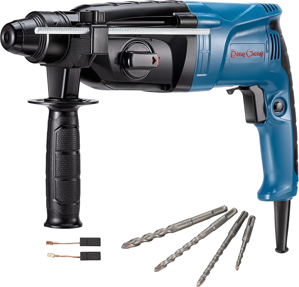 6.7A Corded Electric Rotary Hammer Drill for $36 - DZC05-26B
