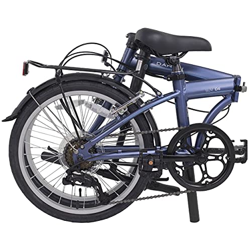 Dahon SUV D6 Folding Bike, Lightweight Aluminum Frame; 6-Speed Gears ...