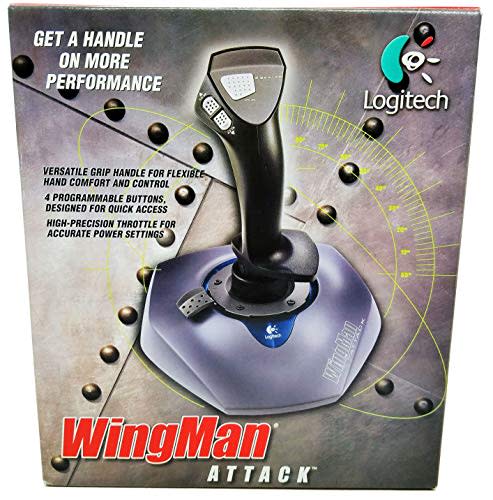Logitech Wingman Attack Joystick Controller Model# M/n:j-y811 Part # P ...