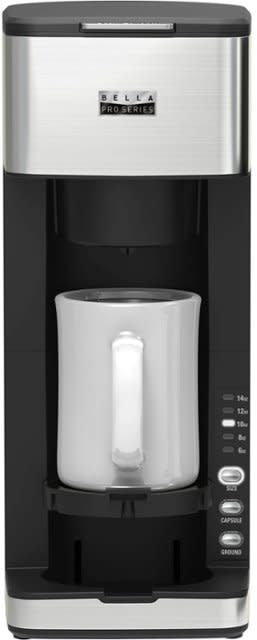 Bella Pro Series Dual Brew Single Serve Coffee Maker for $25 - 90192