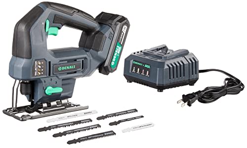 Amazon Brand - Denali by SKIL 20V Cordless Jig Saw Kit with 2.0Ah ...