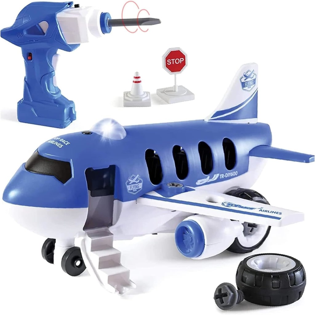 Electric Drill Take Apart Remote Control Airplane for $10 - TR-DIY600