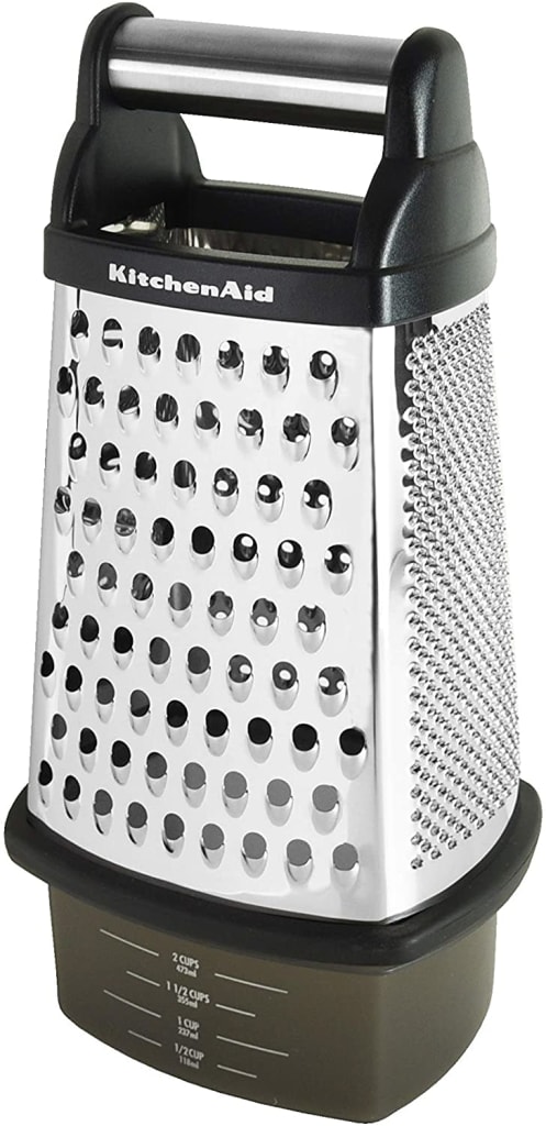 KitchenAid Gourmet 4-Sided Box Grater with Detachable Storage for $16 w ...