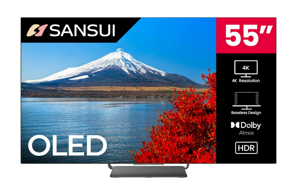 Sansui 55" 4K HDR LED UHD Smart TV for $600 - S55VOUG