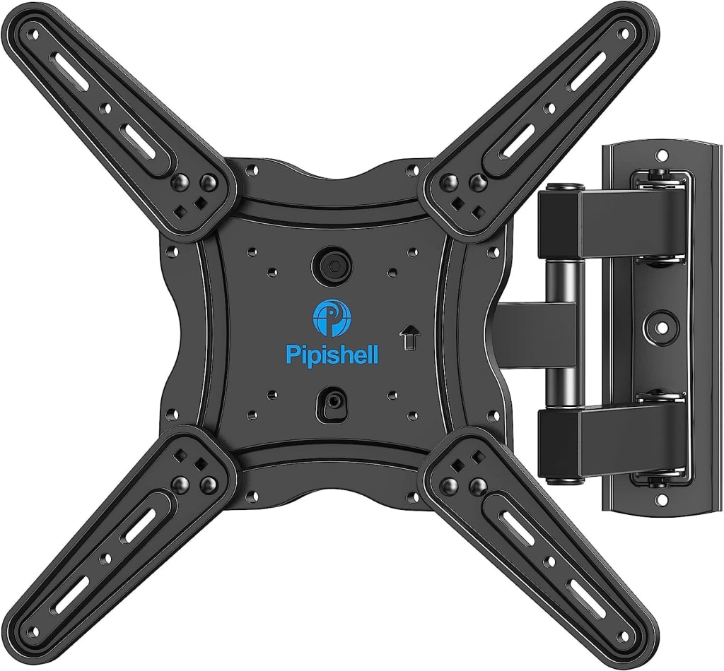 Pipishell Full Motion Wall Mount for 26" to 60" TVs for $12 w/ Prime ...