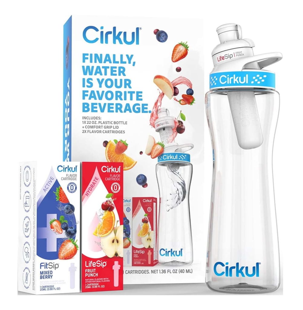 Cirkul 22-oz. Water Bottle Starter Kit for $15 - WMT_SKBUNDL_22SS2C