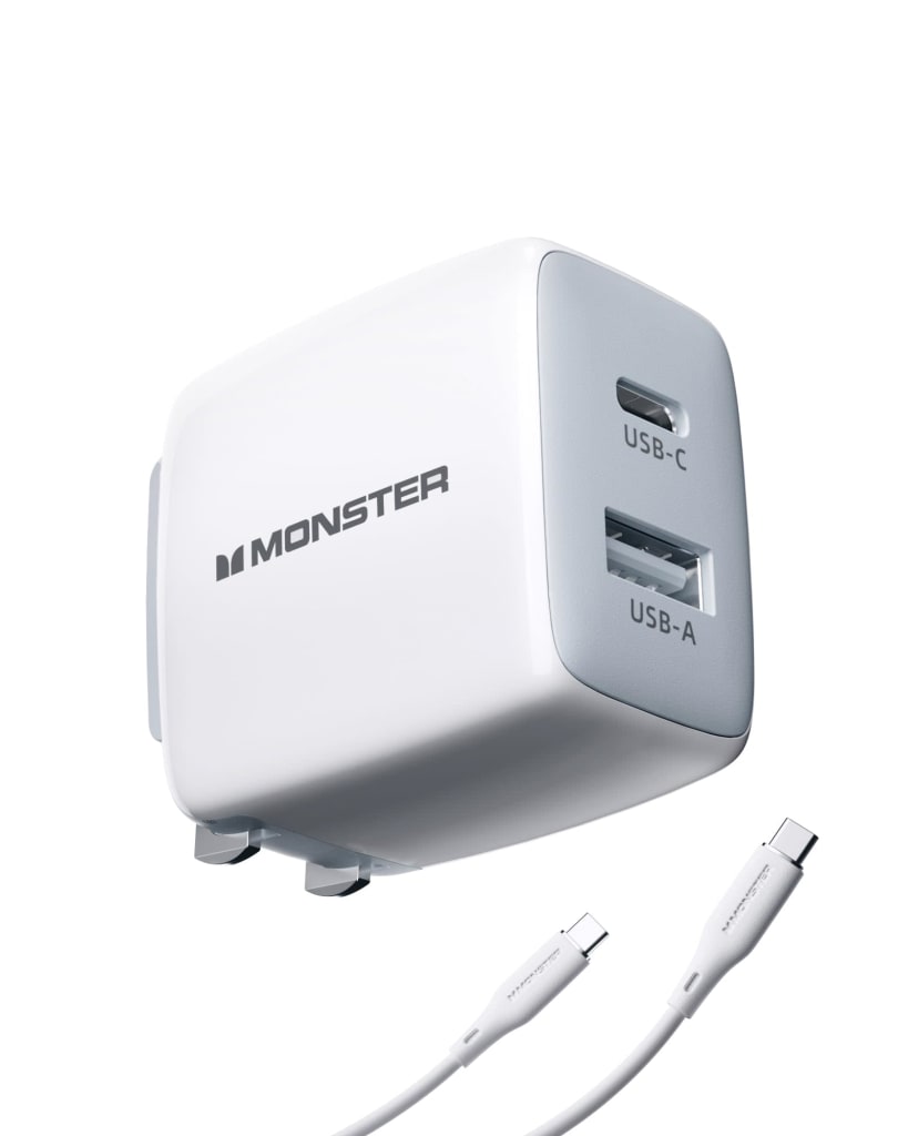 Monster USB-C Charger w/ Cable for $7 - RC252 US