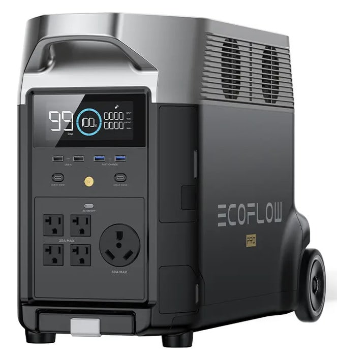 Certified Refurb EcoFlow Delta Pro 3,600Wh Power Station: $1,259 - EFD500