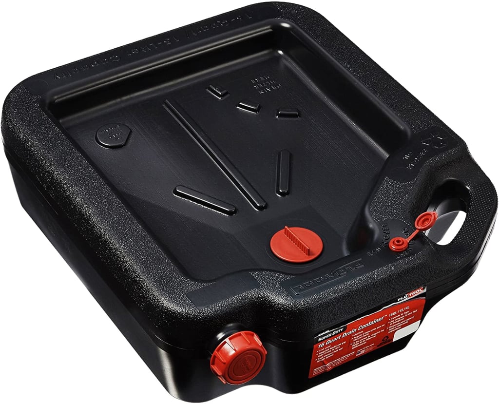 FloTool 16-Quart Drain Container for $10 - 42003MI